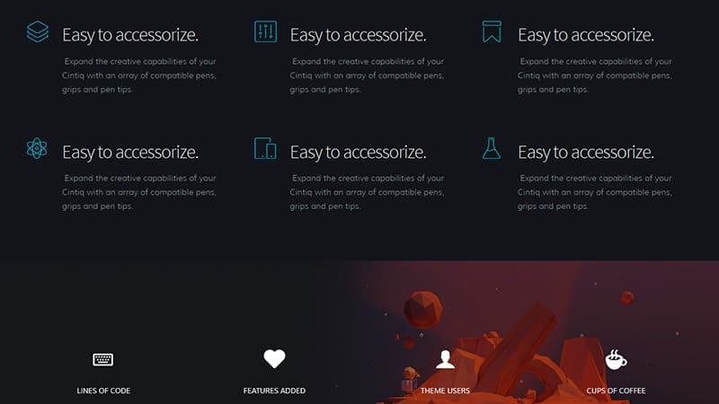 Peak WordPress Theme Live Presentation Website by Visualmodo